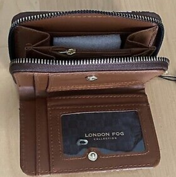 London Fog | Bags | London Fog Collection Fleur Signature French Wallet ...